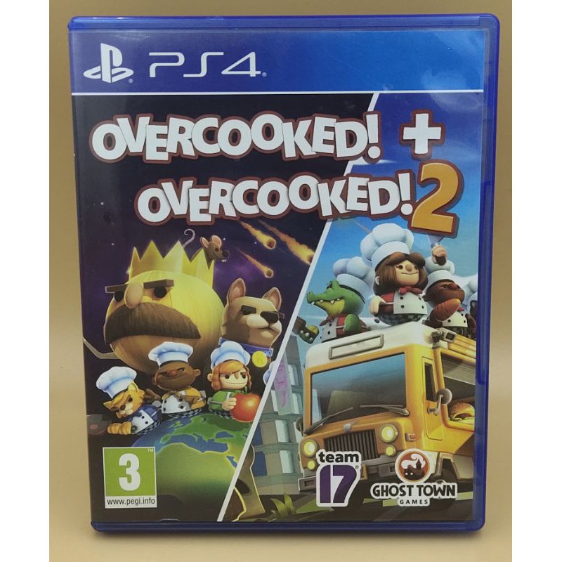 (Used) 2nd Hand ps4 Games: OVERCOOKED! + 2 Zone 2 Nice Sheet | Shopee ...