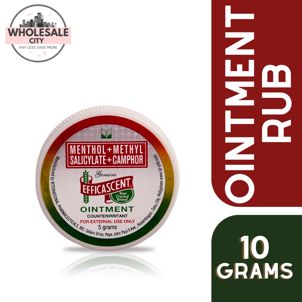 Efficascent ointment rub 10g | Shopee Philippines