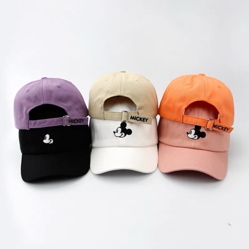 Fashion cute micky baseball cap LG15# Unisex cap Adjustable lock back ...