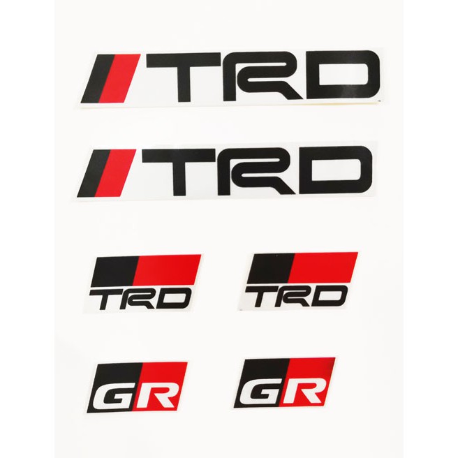 TRD & GR Racing Development sticker Decal sticker set logo sticker ...