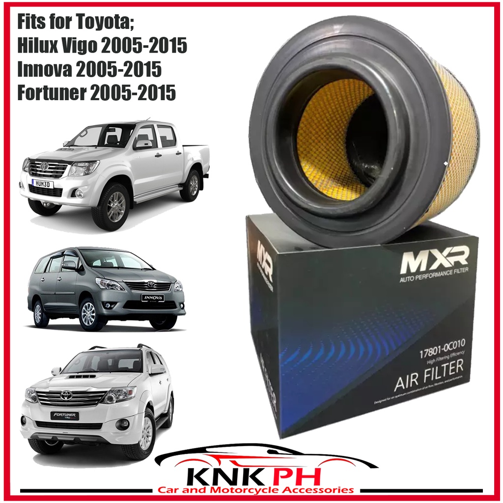 MXR Performance Air Filter 17801-0C010 for Toyota Hilux Vigo / Innova ...