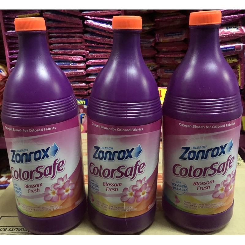 Zonrox Color Safe Bleach 4pcs 900mL | Shopee Philippines