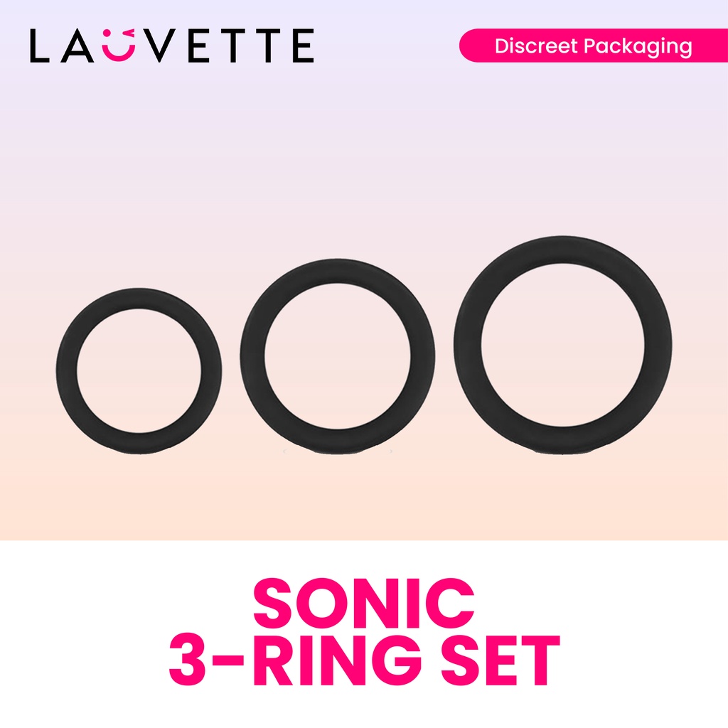 Sonic 3-Ring Set - cock ring | Shopee Philippines