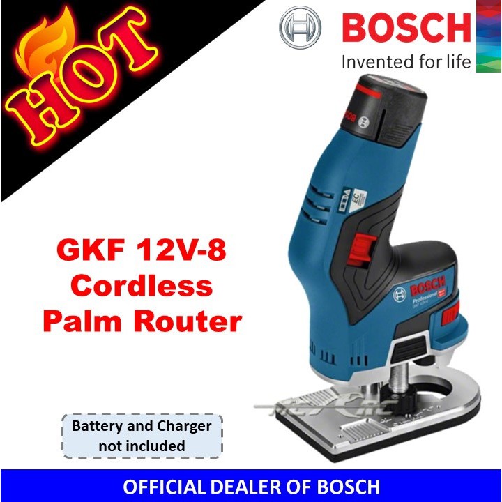 Bosch GKF 12V-8 Cordless Palm Router | Shopee Philippines