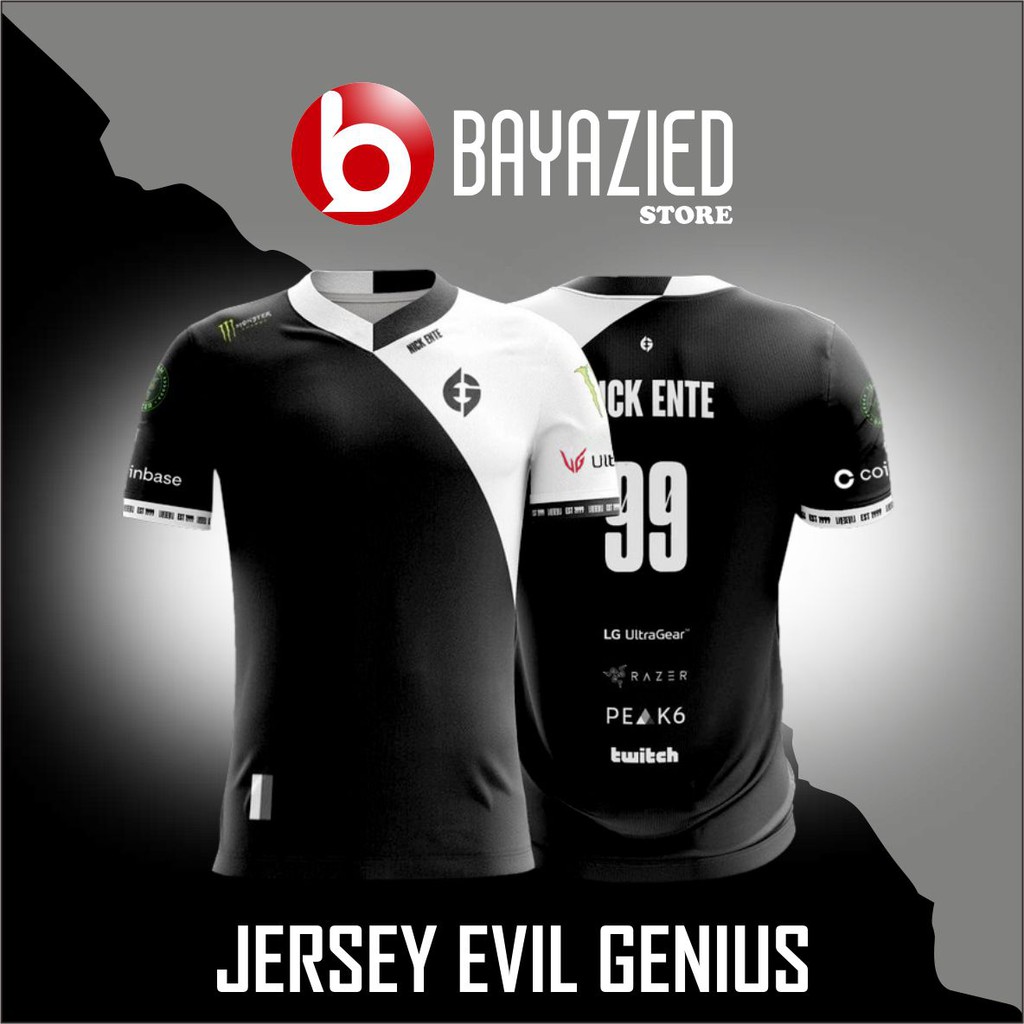 Jersey EVIL GENIUSES EG Latest Dota2 GAME FREE NICKNAME | Shopee ...