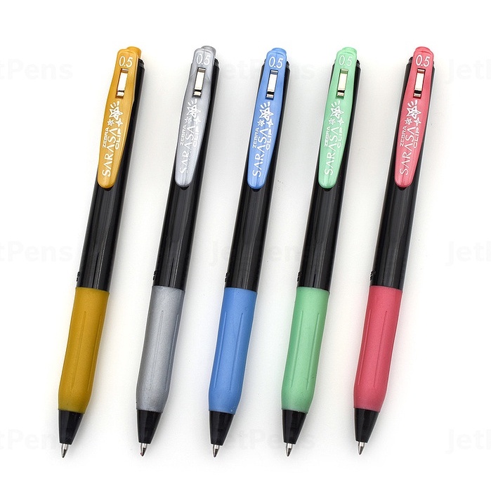 Zebra Japan Sarasa Clip NEW Deco Shine Series Retractable Gel Pen 0.5mm ...