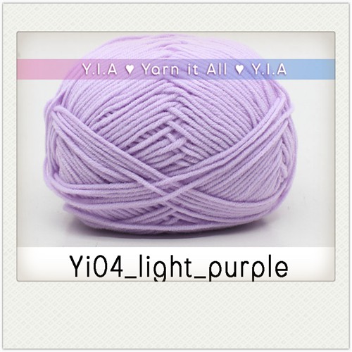 Yia A 4Ply Milk Cotton Yarn Crochet Soft Knitting Wool Thread 50G ...