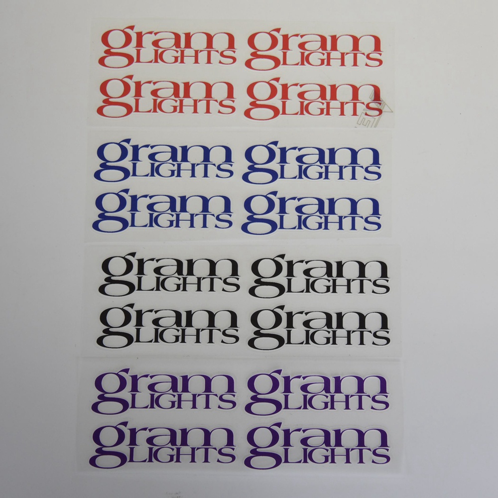 Car Racing Rim Stickers RAYS GRAM LIGHTS PVC Decals Sticker Tire Wheel ...
