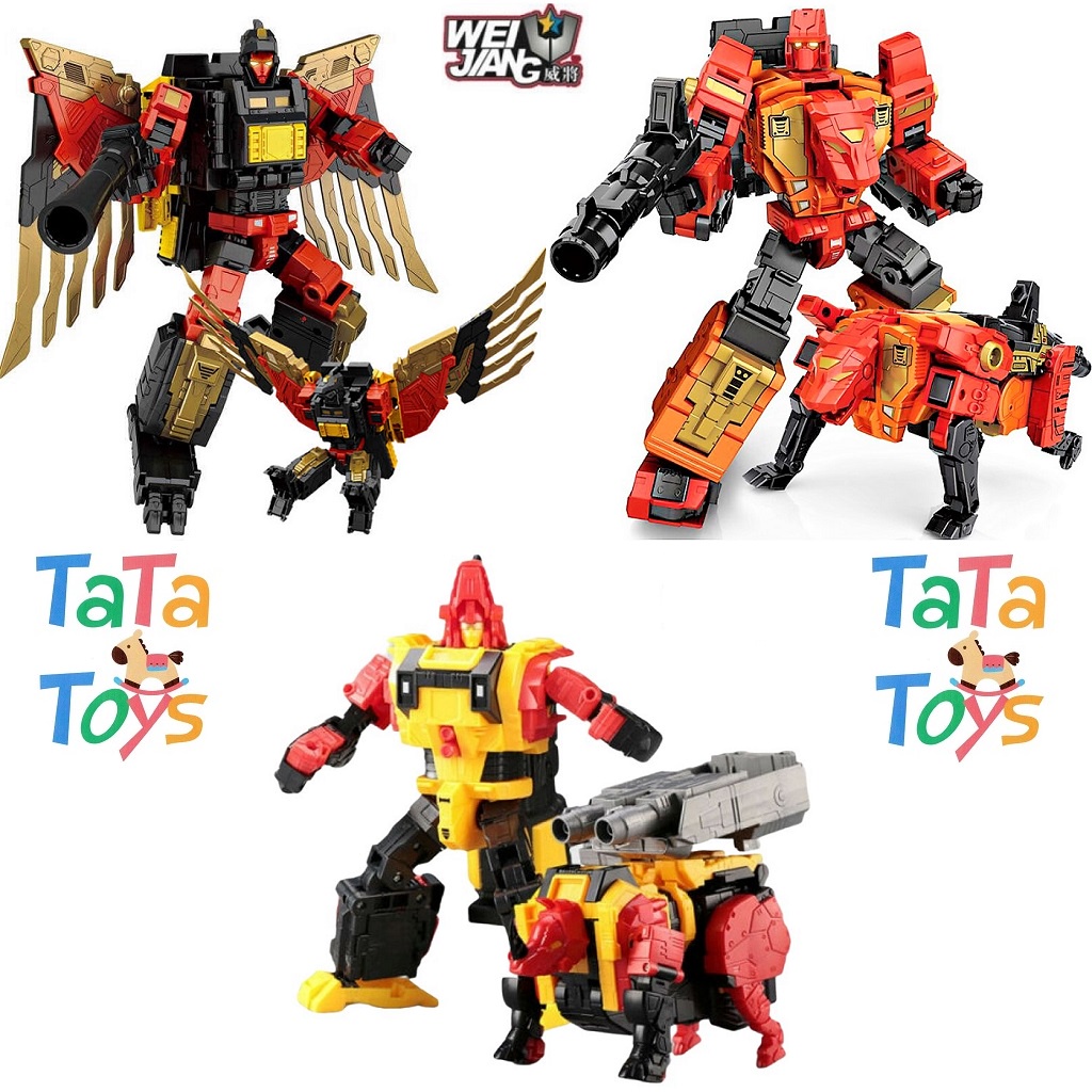 WeiJiang War Eagle Robot - Sabertooth - Iron Rhino - Sky Soarer ...