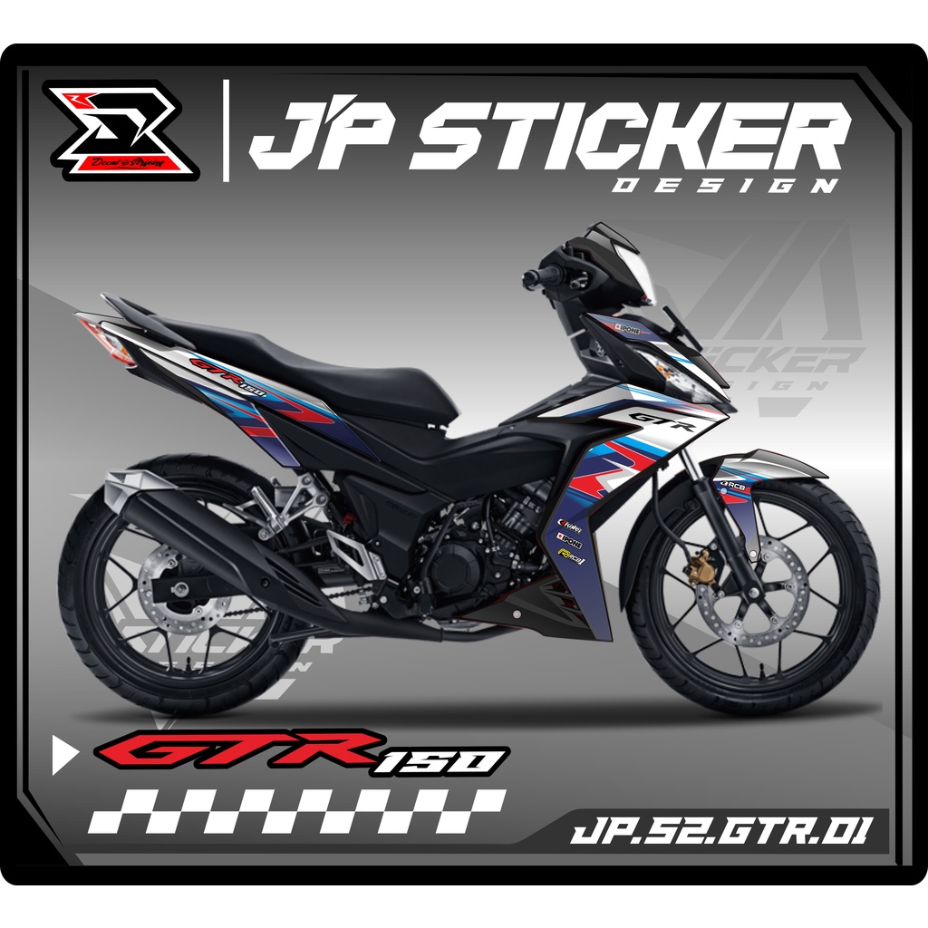 Gtr Sticker Striping GTR 150 - Honda SUPRA GTR 150 Motorcycle Sticker ...
