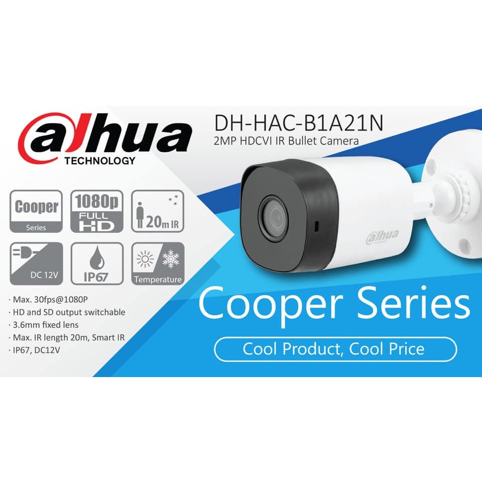 Dahua CCTV Package Wizsense 4 Camera 4CH 2MP 1080P DIY CCTV Package ...