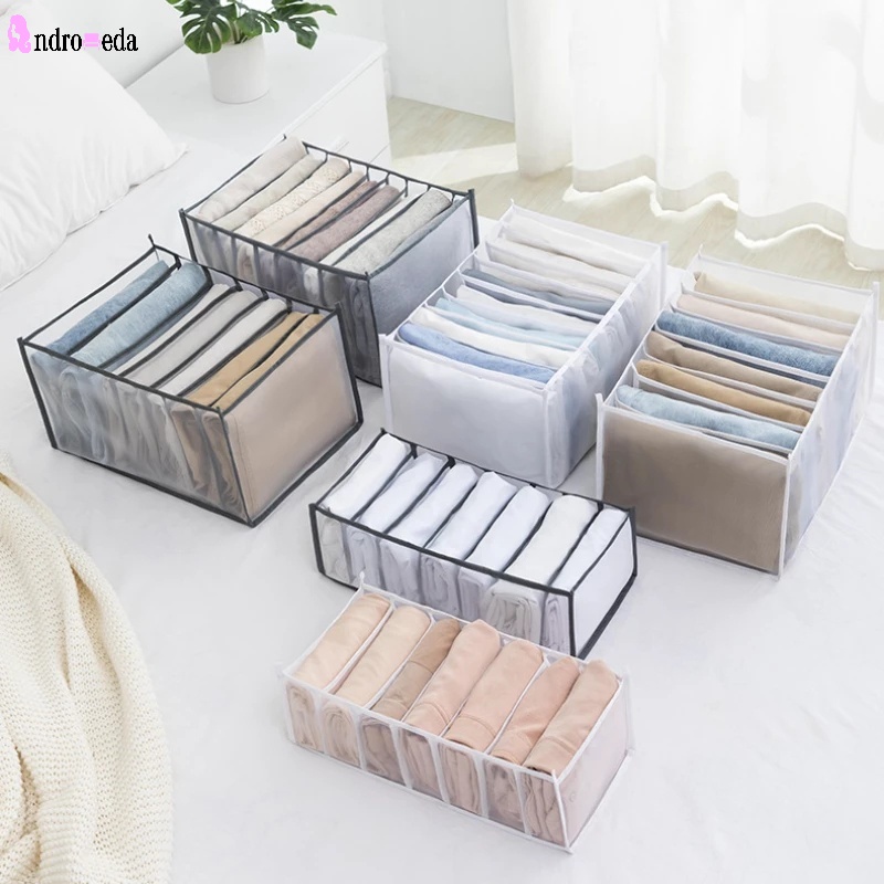 7 Grids Breathable Jeans Compartment Storage Box Multifunctional ...