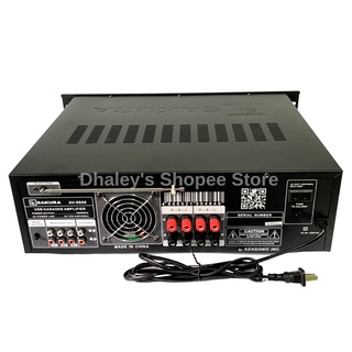 Original SAKURA AV-9000 Amplifier 1800watts x 2 High Powered Amplifier with BT/USB/SD Port ...