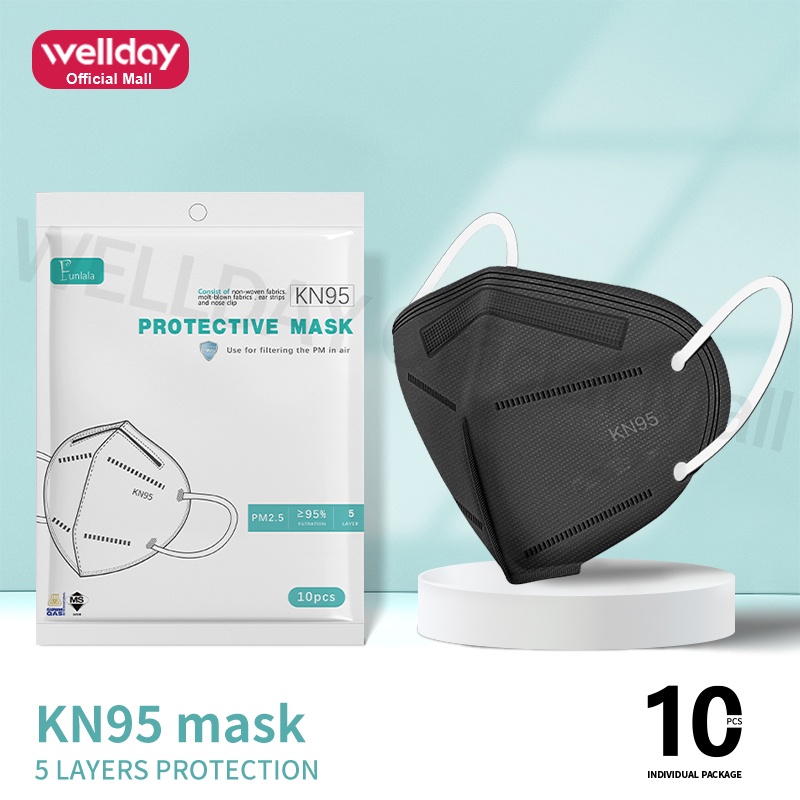 KN95 Protective Mask 5 layer of safety pads Original n95 Face Shields ...