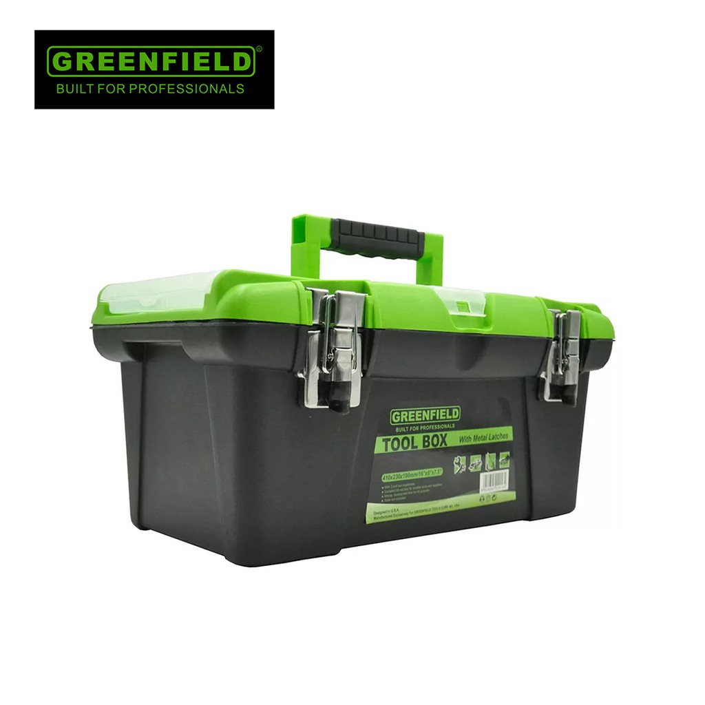 Greenfield Tool Box 16" With Metal Latch - Tool Storage | Shopee ...