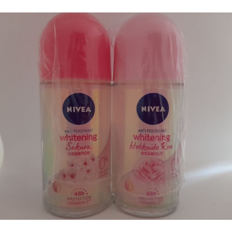 Nivea Antiperspirant Whitening Sakura Hokkaido Rose Essence 50ml ...