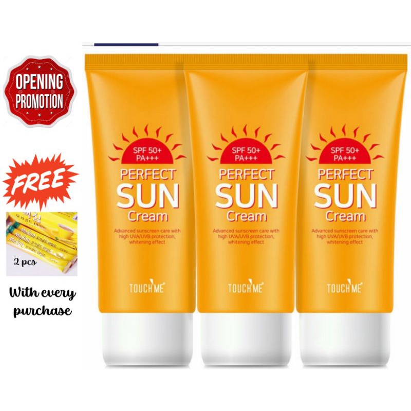 Touch Me Perfect Sun Cream, spf50 pa+++ (Expiration Date: JUNE 2025) UP ...