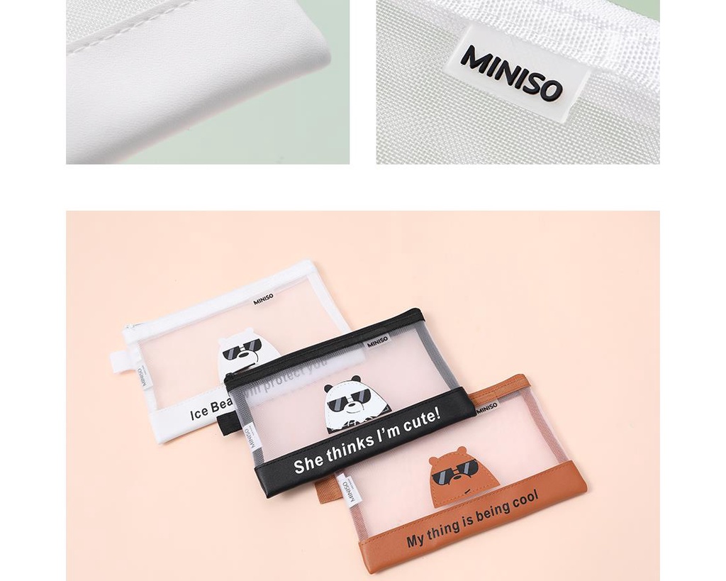 MINISO WBB - A6 Document Bag (Ice Bear) | Shopee Philippines