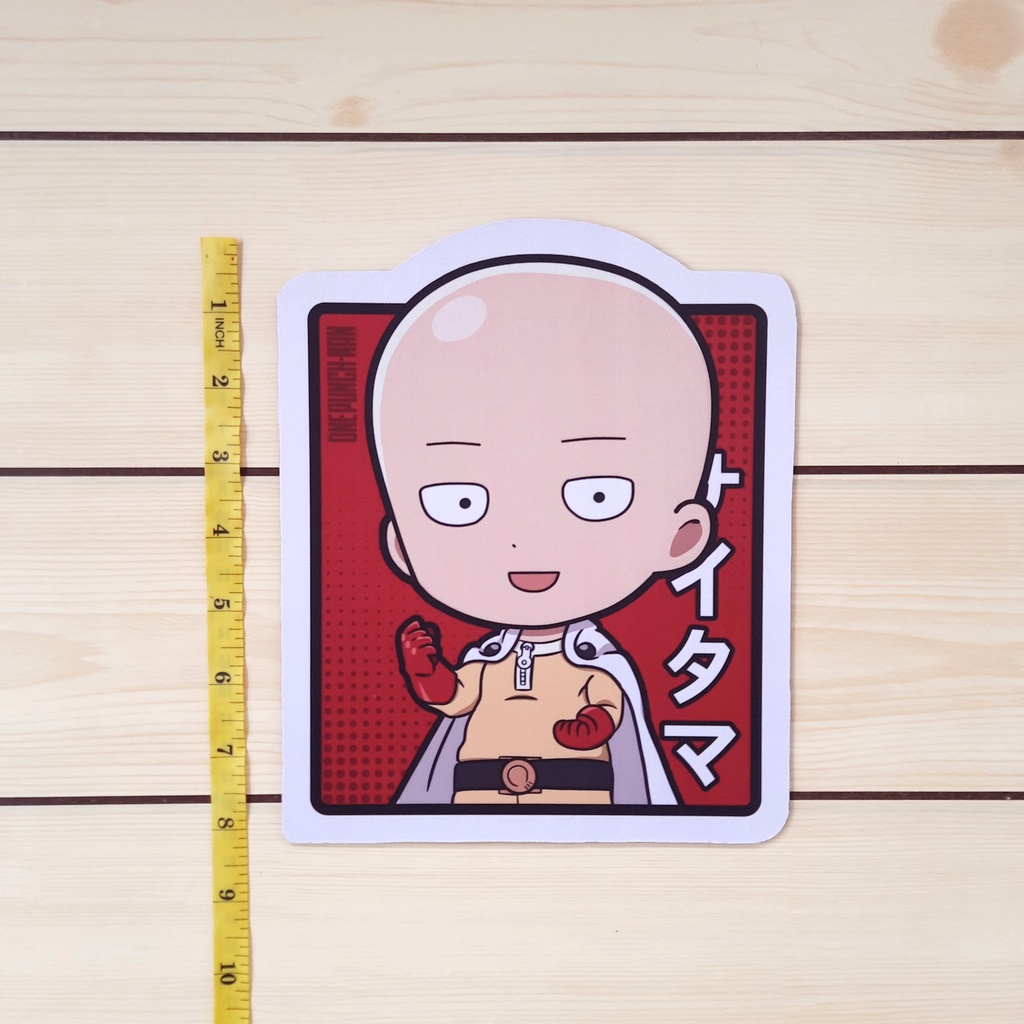 One Punch Man Mousepad - Chibi One-Punch Man Saitama Genos Tatsumaki ...