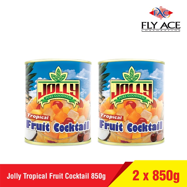 Jolly Tropical Fruit Cocktail 850g x 2 (Drained Weight 490g) | Shopee Philippines