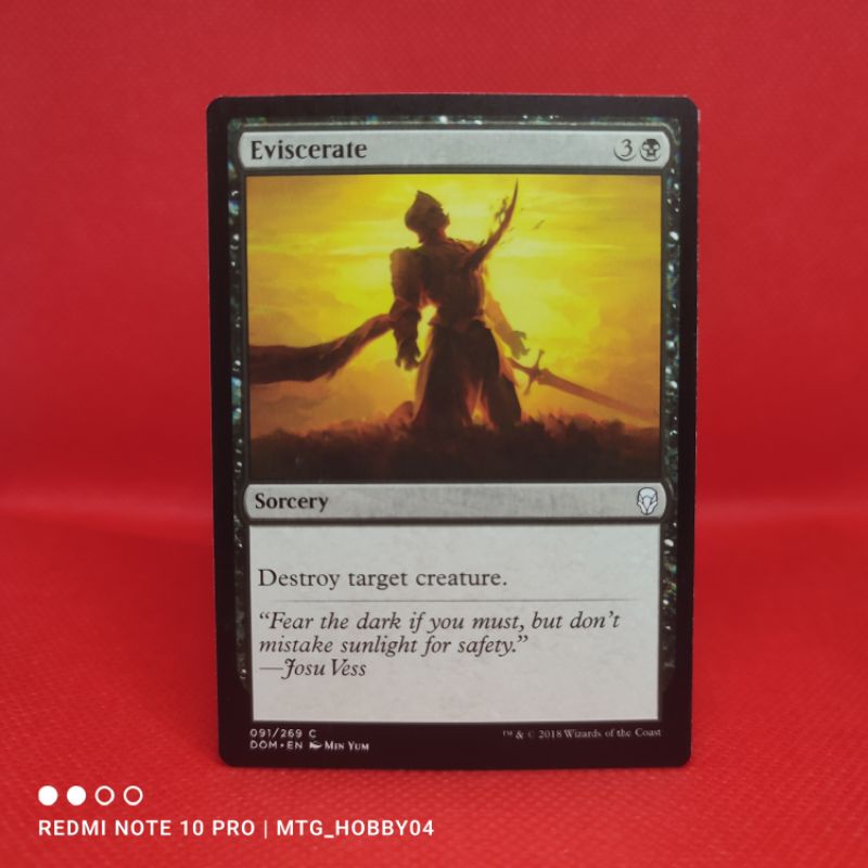 Eviscerate - mtg card | Shopee Philippines