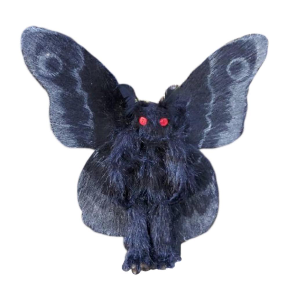 Ocs-Moth Plush Doll with Bright Red Eye Gothic Style Stuff Animal Home ...