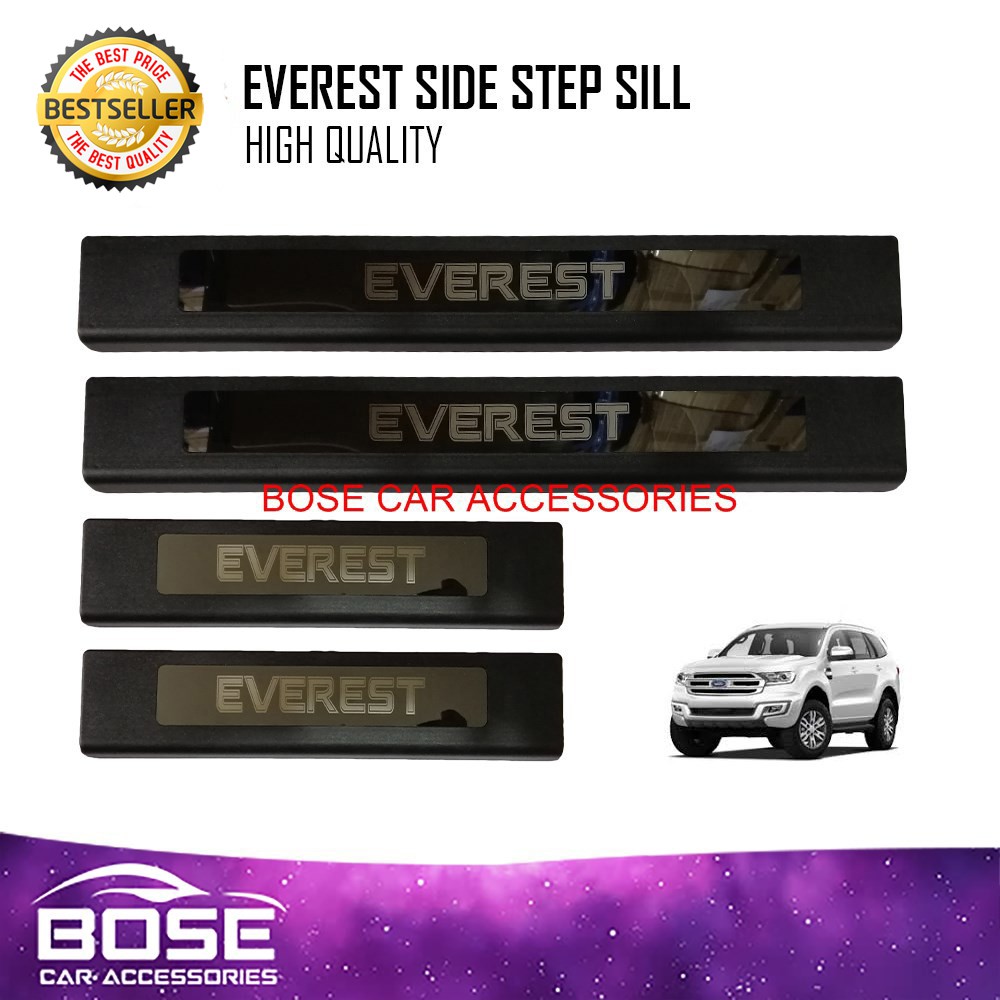 Ford Everest 2016 - Onwards Side Stepsill Door Scuffplate Anti Scratch ...