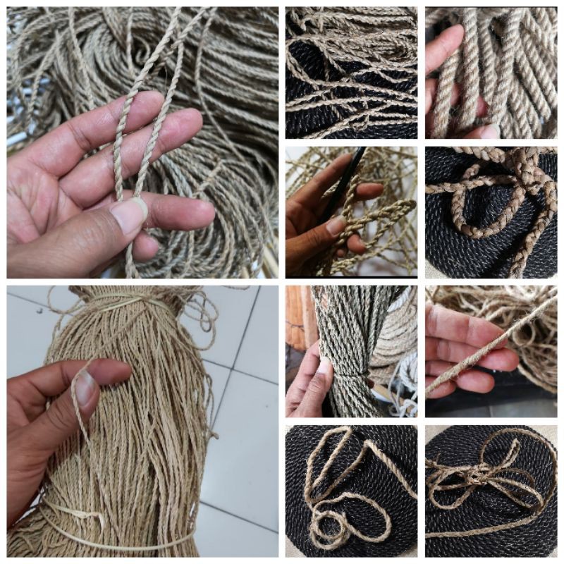 Agel rope craft pandan fiber seagrass mendong mine jute manila hemp ...
