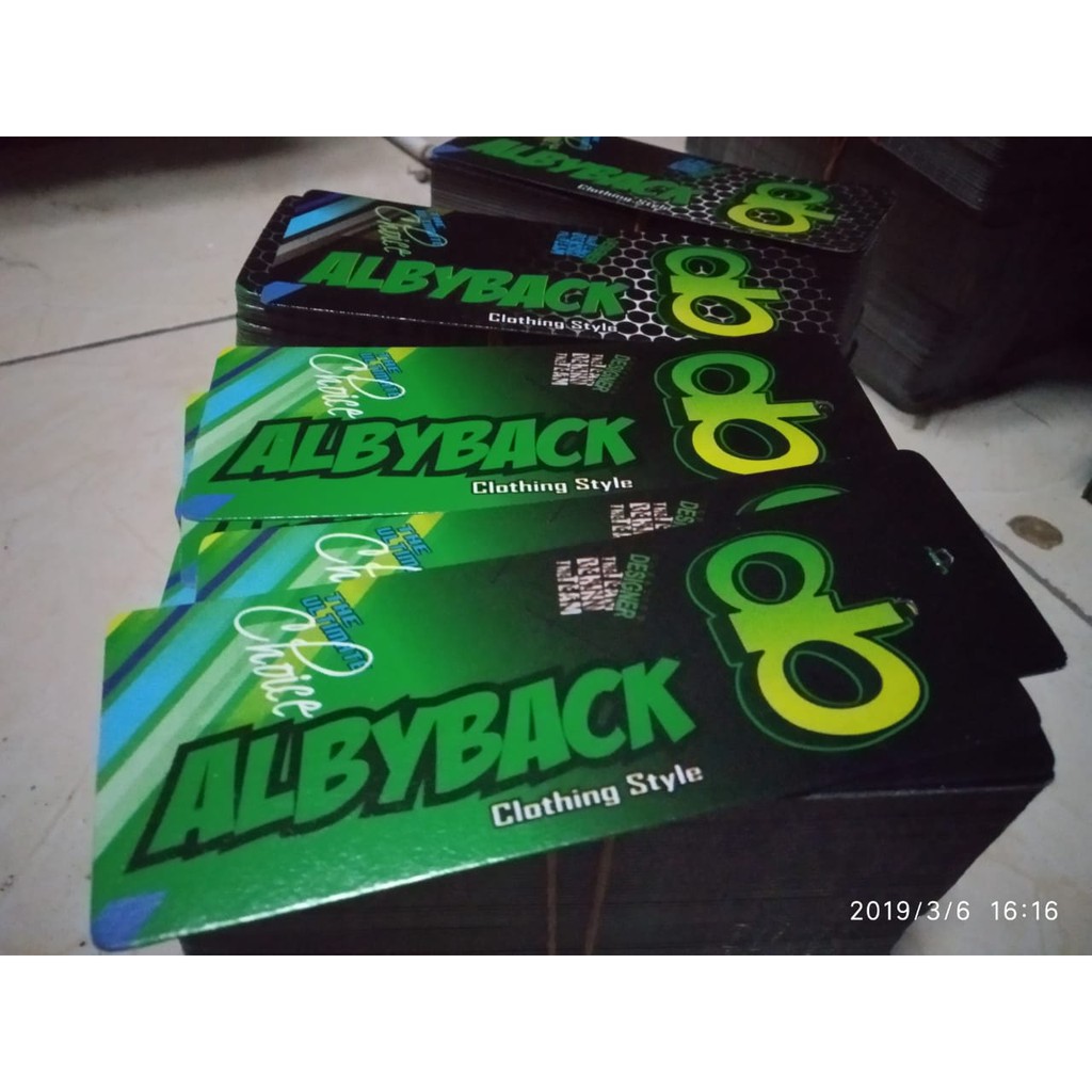 Hangtag - Clothing label - hang tag - Clothing Brand - kaos Brand ...