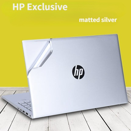 Sticker Laptop HP Matte silver clear Sides Skin 14'' 15.6'' 13'' Inch ...