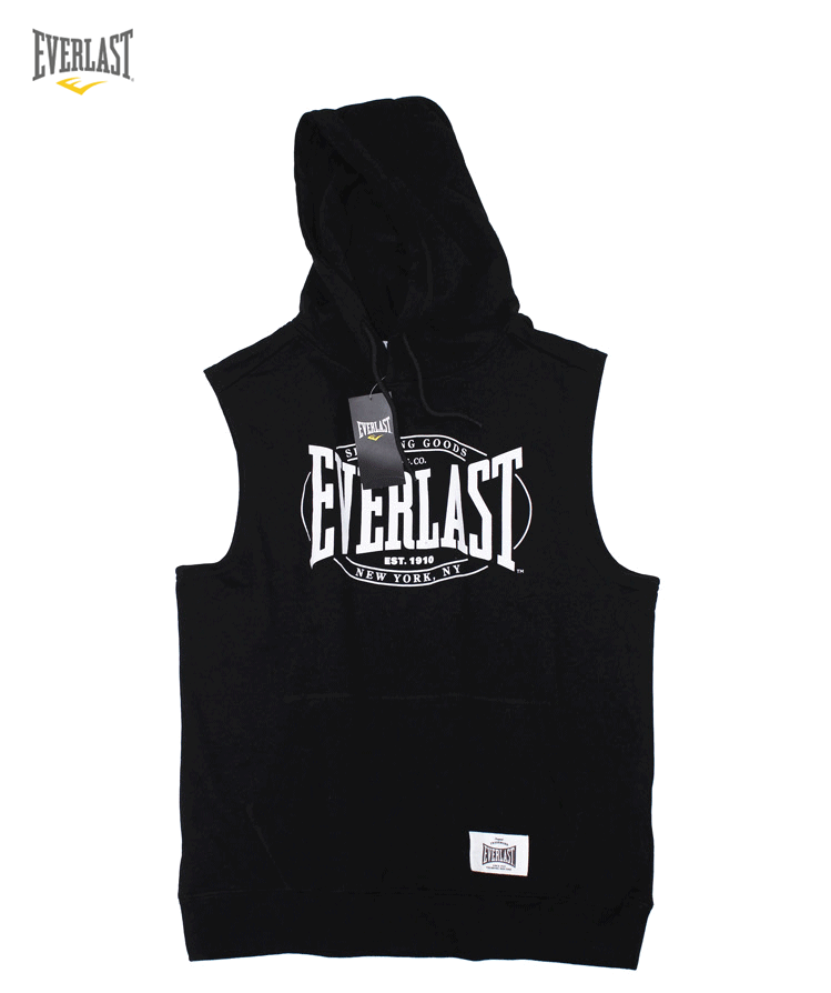 EVERLAST hooded vest thick European and American loose sleeveless ...