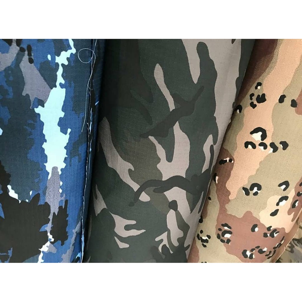 Striped Army Ripstop Fabric | Shopee Philippines