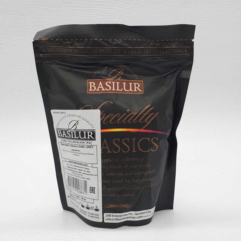 BASILUR TEA "Specialty Classics" -Earl Grey Loose Tea Leaves (100g ...