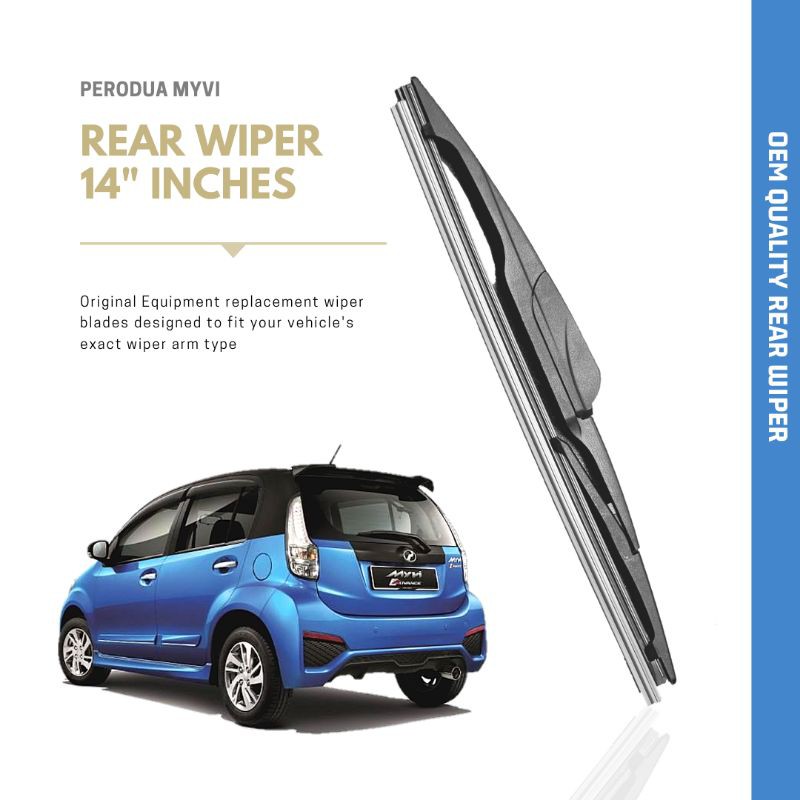 Perodua Myvi Rear Wiper 14 Inch OEM | Shopee Philippines
