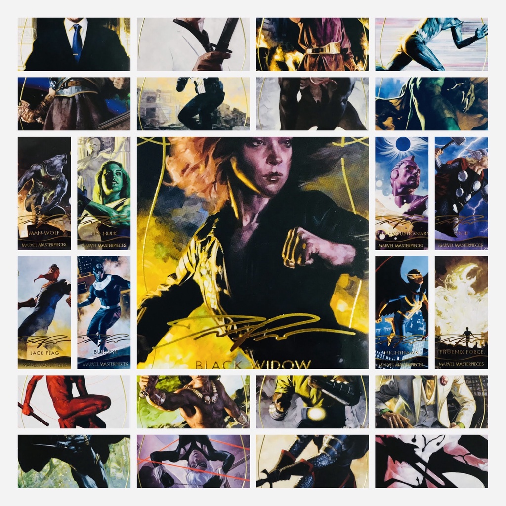 2020 Marvel Masterpieces Quicksilver Doctor Cage Black Daredevil ...