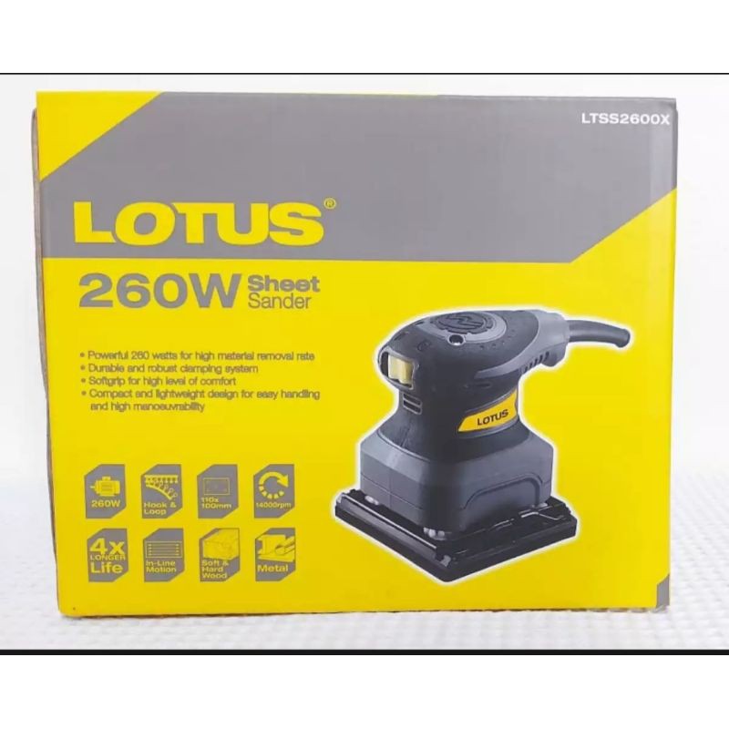 Original Lotus 260w Sheet Sander with 3 Sandpaper Included | Shopee ...