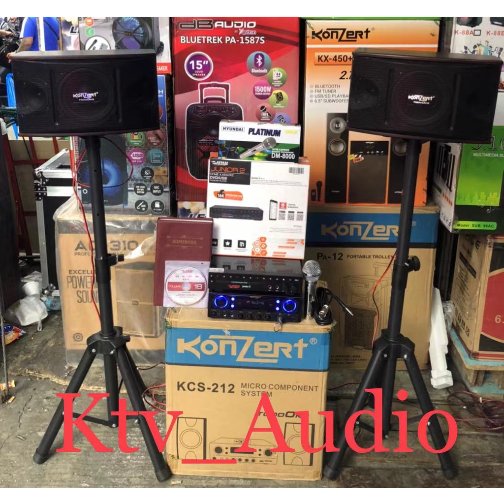 Videoke Set Konzert KCS-212 w/Platinum Junior-2 KS10 w/17k songs and ...