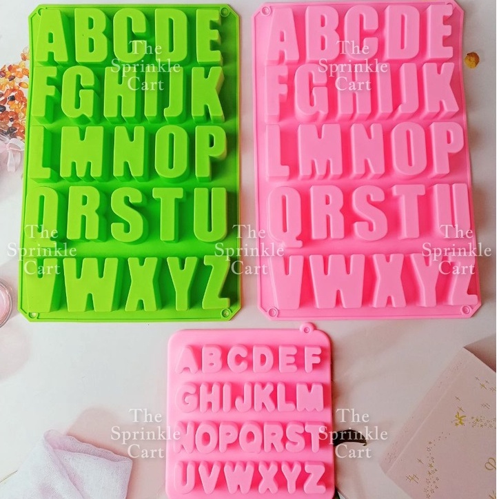 Silicone Chocolate Molder Big/Small Letters | Shopee Philippines