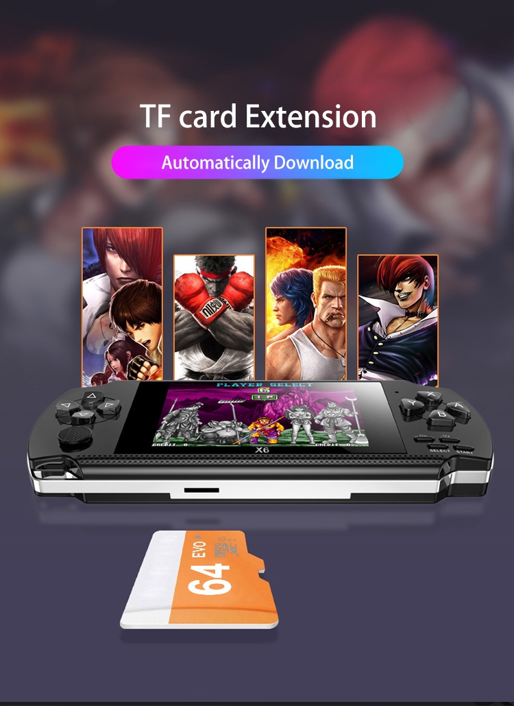 Psp 4.3 8Gb Portable Console For Embedded Game Console 1000 Games ...