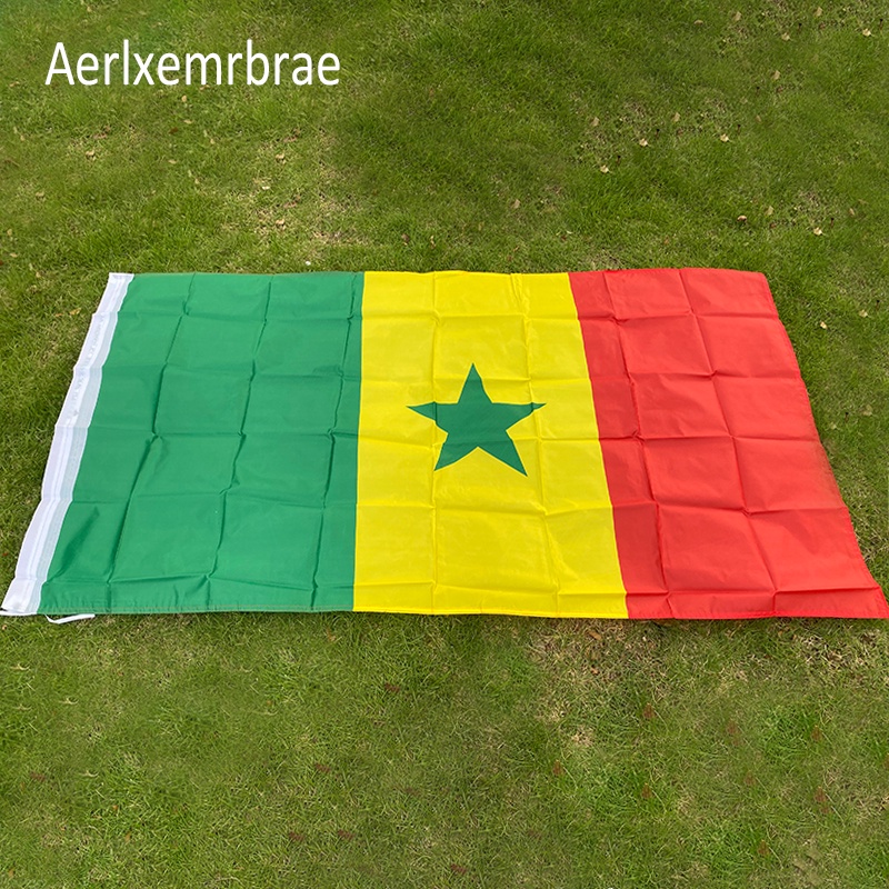 Free Shipping Aerlxemrbrae Flag Senegal Flag 3x5 Feet Super Poly