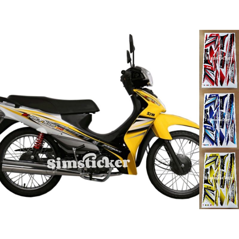 SYM E BONUS 110 (3) BODY STICKER | Shopee Philippines