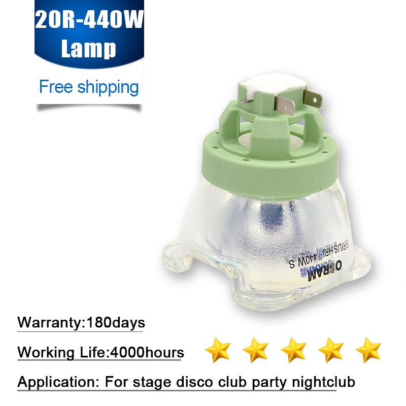 High Quality Bare Bulb Lamp 440W 20R For P-VIP 440/1.3 E21.9 Projector ...