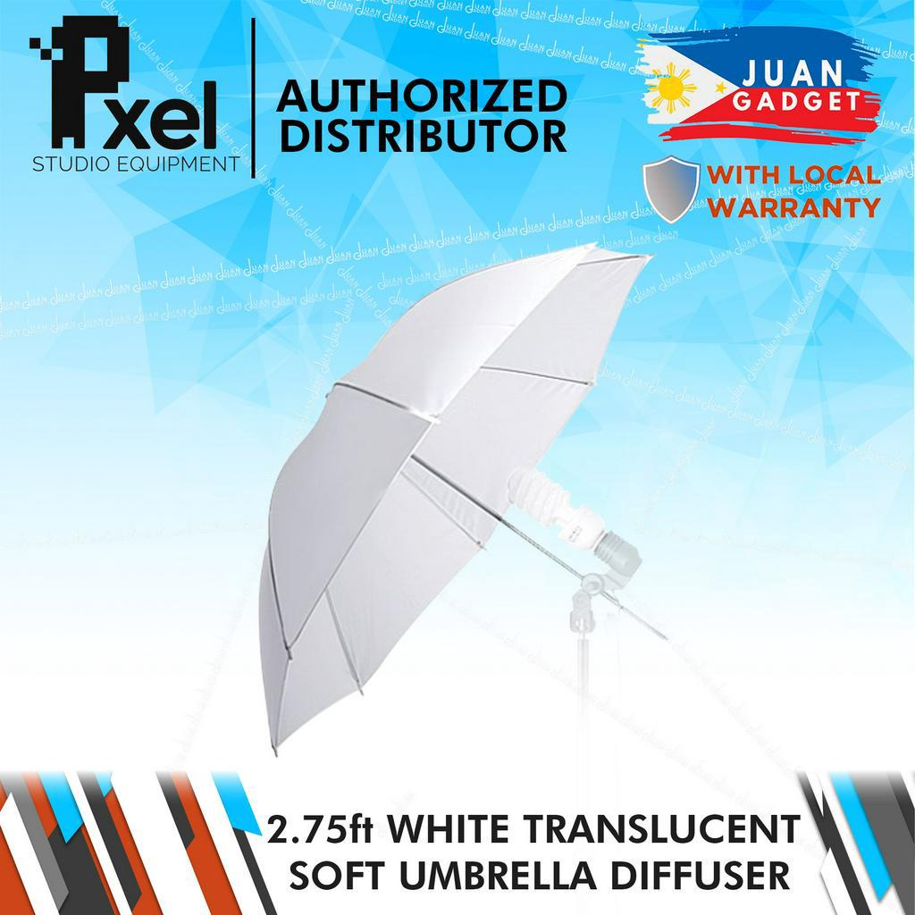 Pxel UM-W84 33" 84cm White Translucent Soft Umbrella Diffuser for Photo ...