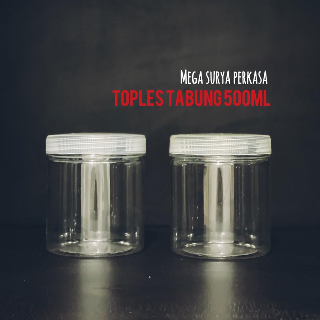 500ml Plastic Jars-Tube Jars- Cookie Jars- 500ml Eid Jars (24Pcs ...