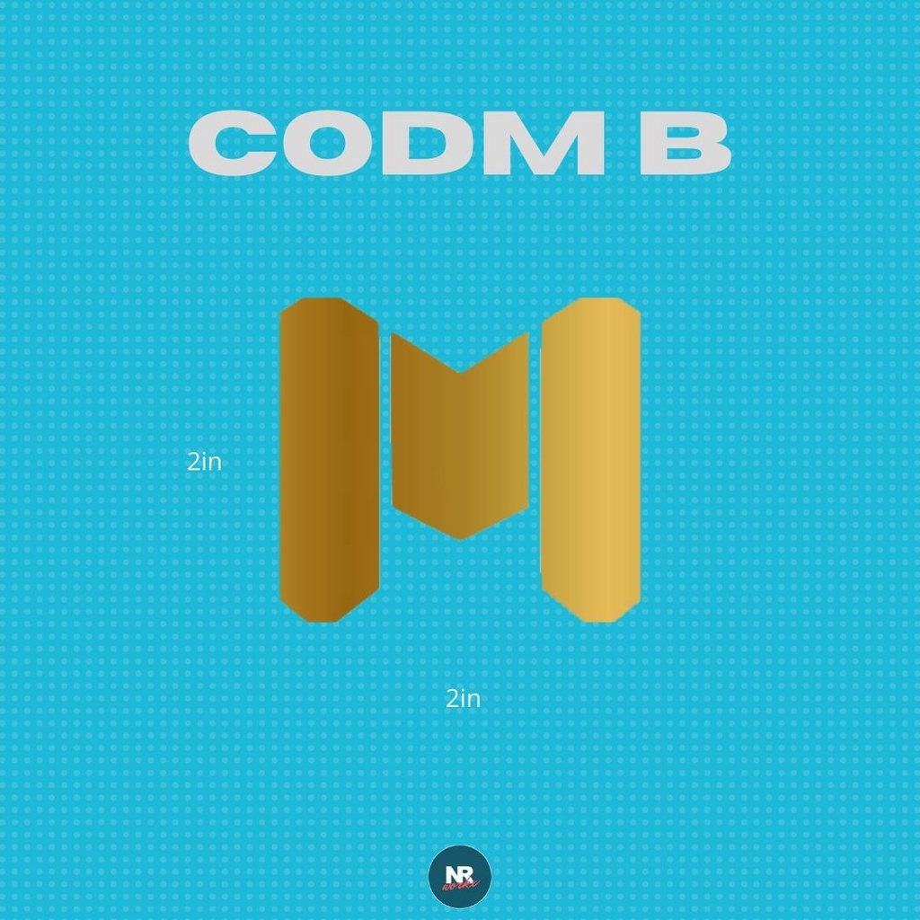 Call of Duty Mobile CODM Logo Vinyl Decal/Sticker for Computer, Wall ...