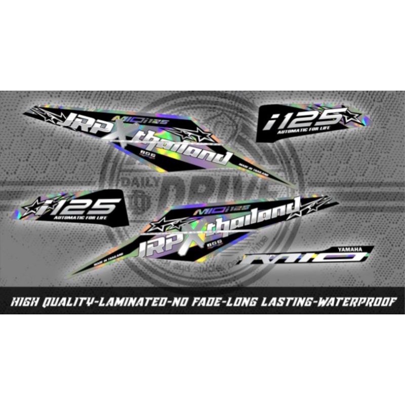 YAMAHA MIO i125/125s Stock Decal (JRP X THAILAND DESIGN) | Shopee ...