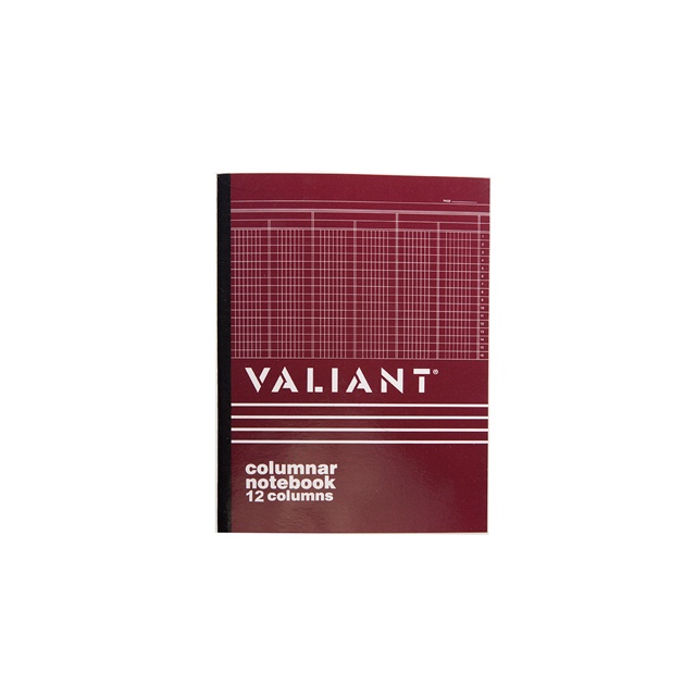 Valiant 12 Columns Columnar Notebook (Accounting Notebook) | Shopee ...