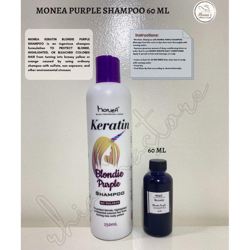 Monea purple shampoo store
