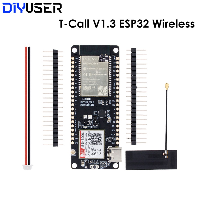 Ttgo T Call V1 3 Esp32 Wireless Module Gprs Antenna Sim Card Sim800l Module Shopee Philippines