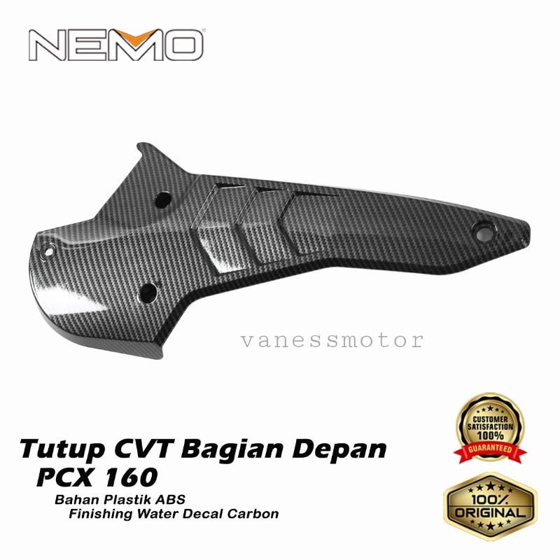 Cvt Cover Honda PCX 160 Front Carbon Nemo Original | Shopee Philippines